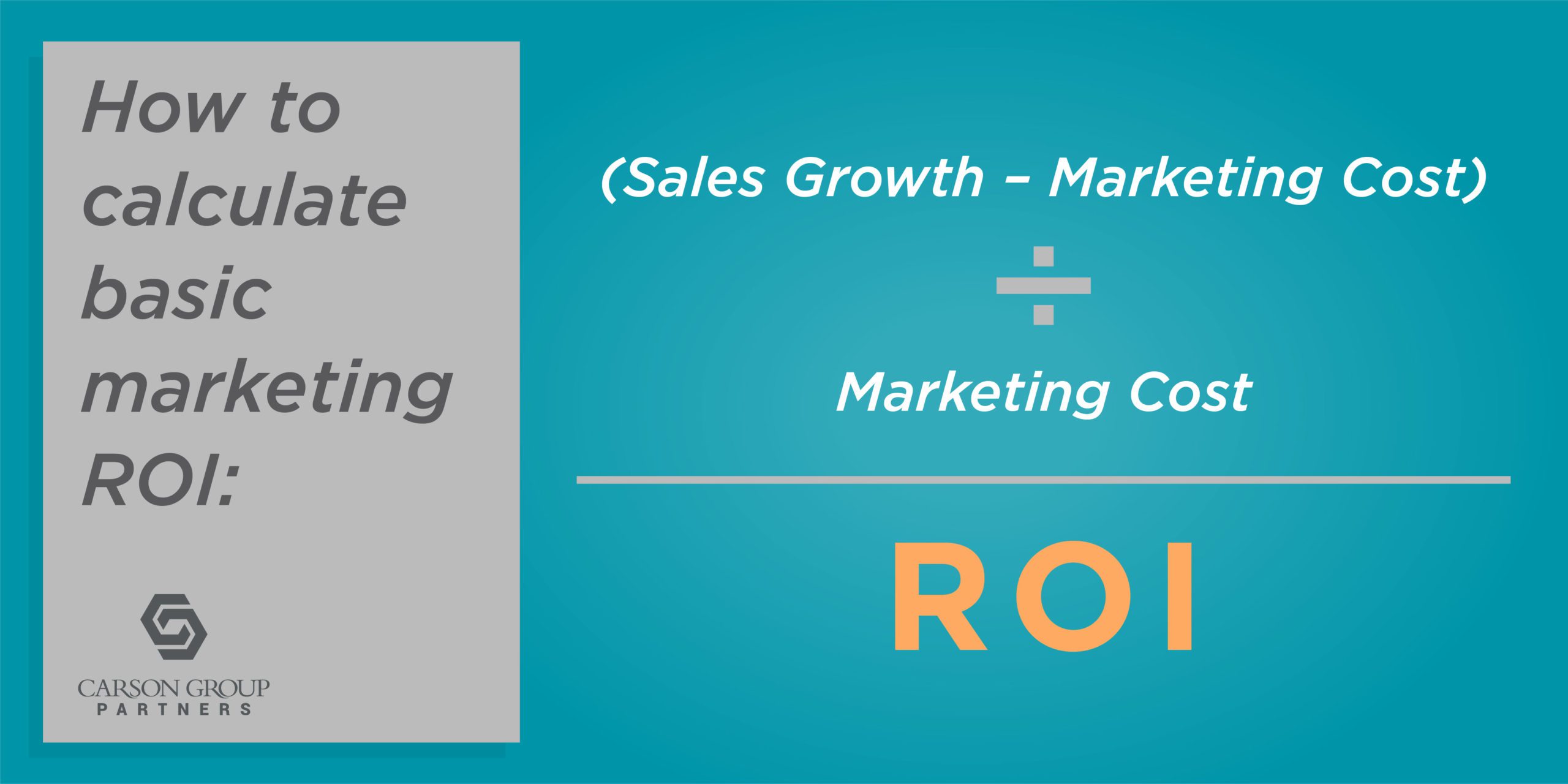 Financial Advisor Marketing ROI | Carson Group